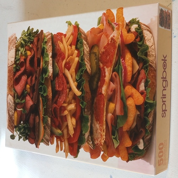 Springbok | Games | 50 Piece Springbok Snack Stack Jigsaw Puzzle | Poshmark